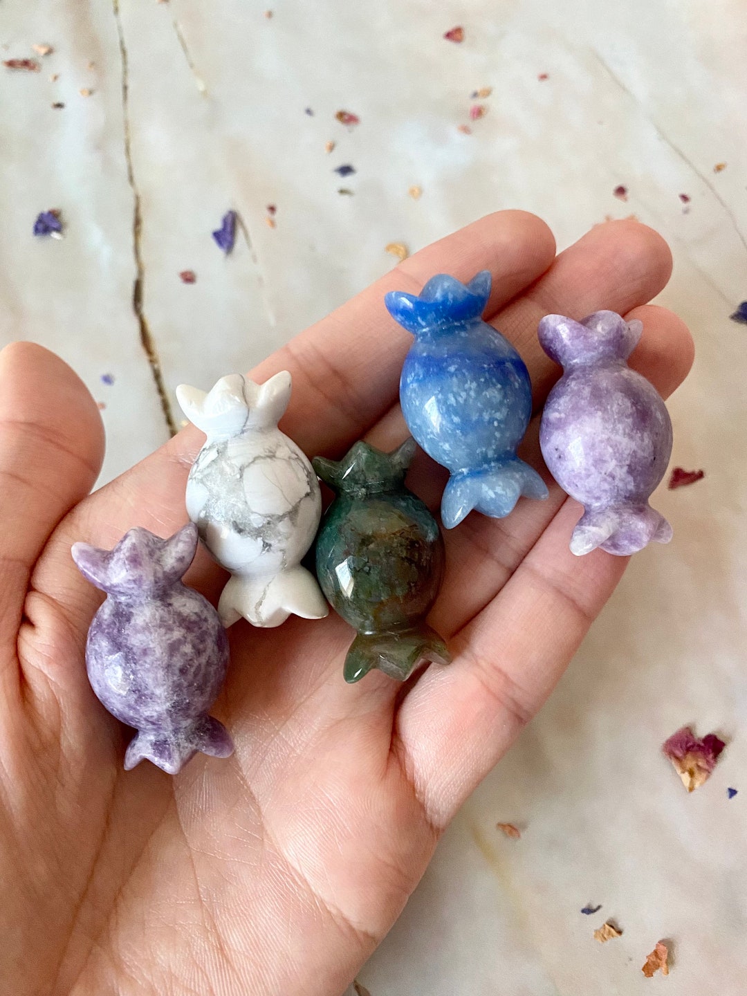 Crystal Sweet Carvings Candy Crystal Carving Small Crystal Sweets Sweet ...