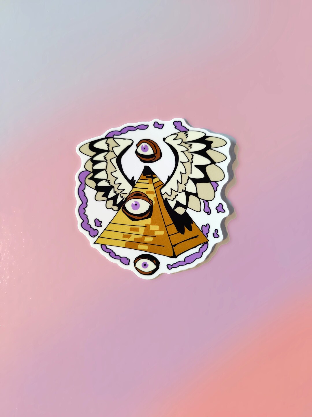 Pyramid Guy Sticker - Etsy