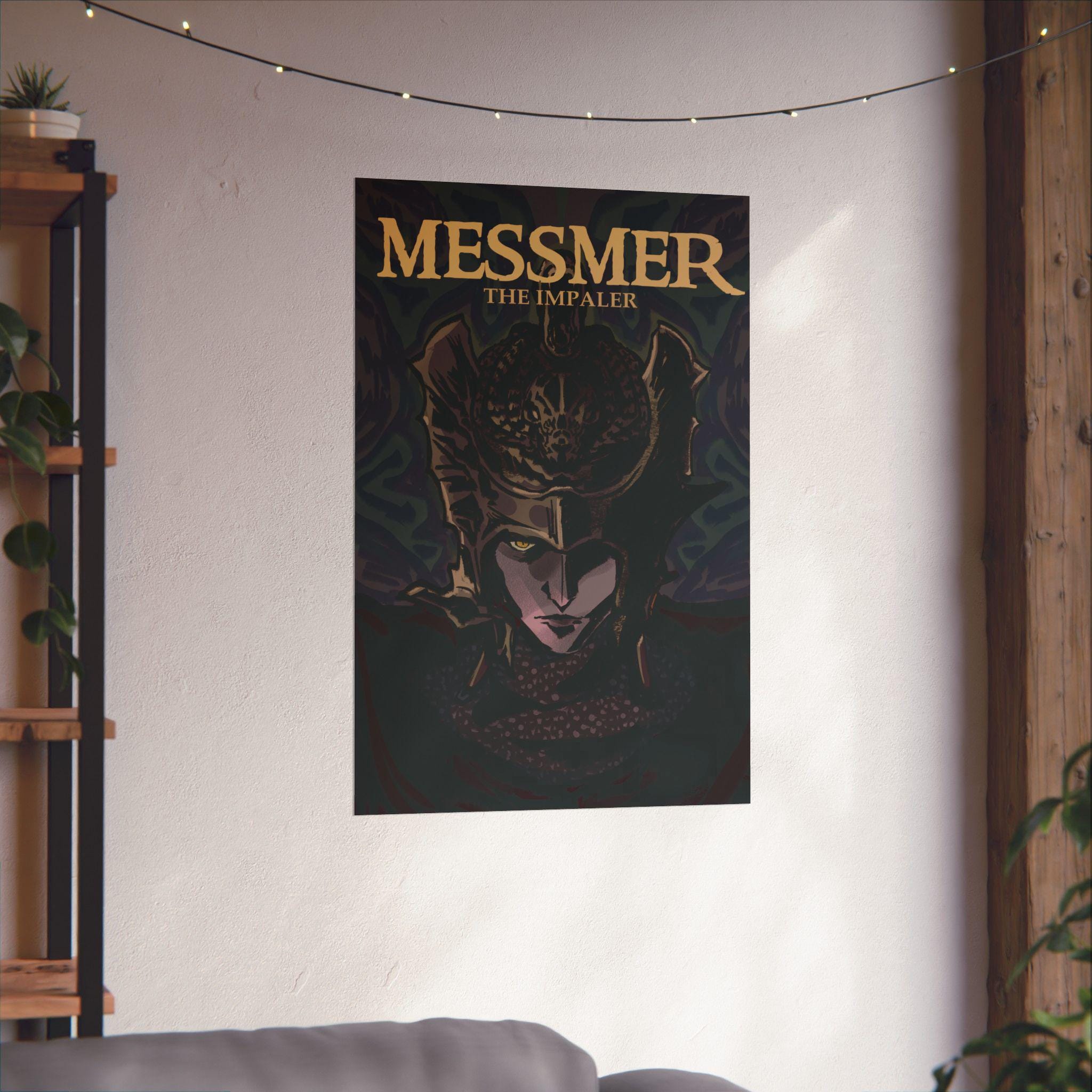 Messmer Elden Ring Poster, Game Wall Decor, Gaming Room, Fantasy Art ...
