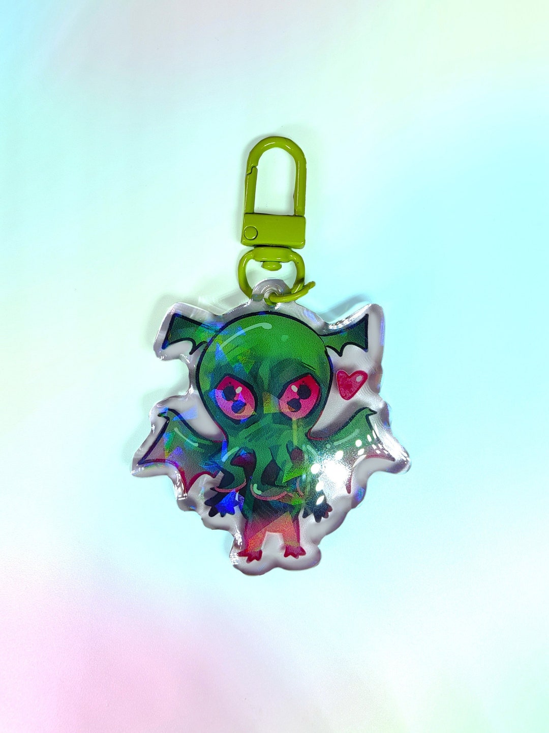 Chibi Cthulhu Keychain - Etsy