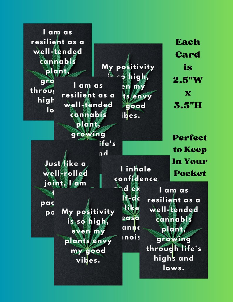 Printable Daily Affirmation Cards, Downloadable Positive Affirmation ...