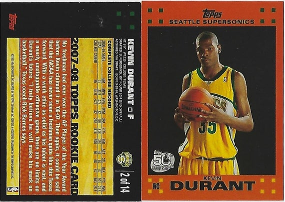 Kevin Durant Rookie
