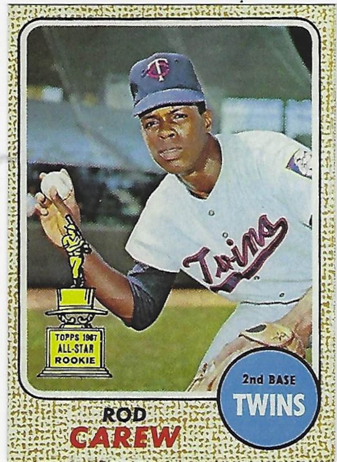 1968 Rod Carew All Star Rookie Card Topps 569 Twins Reprint - Etsy