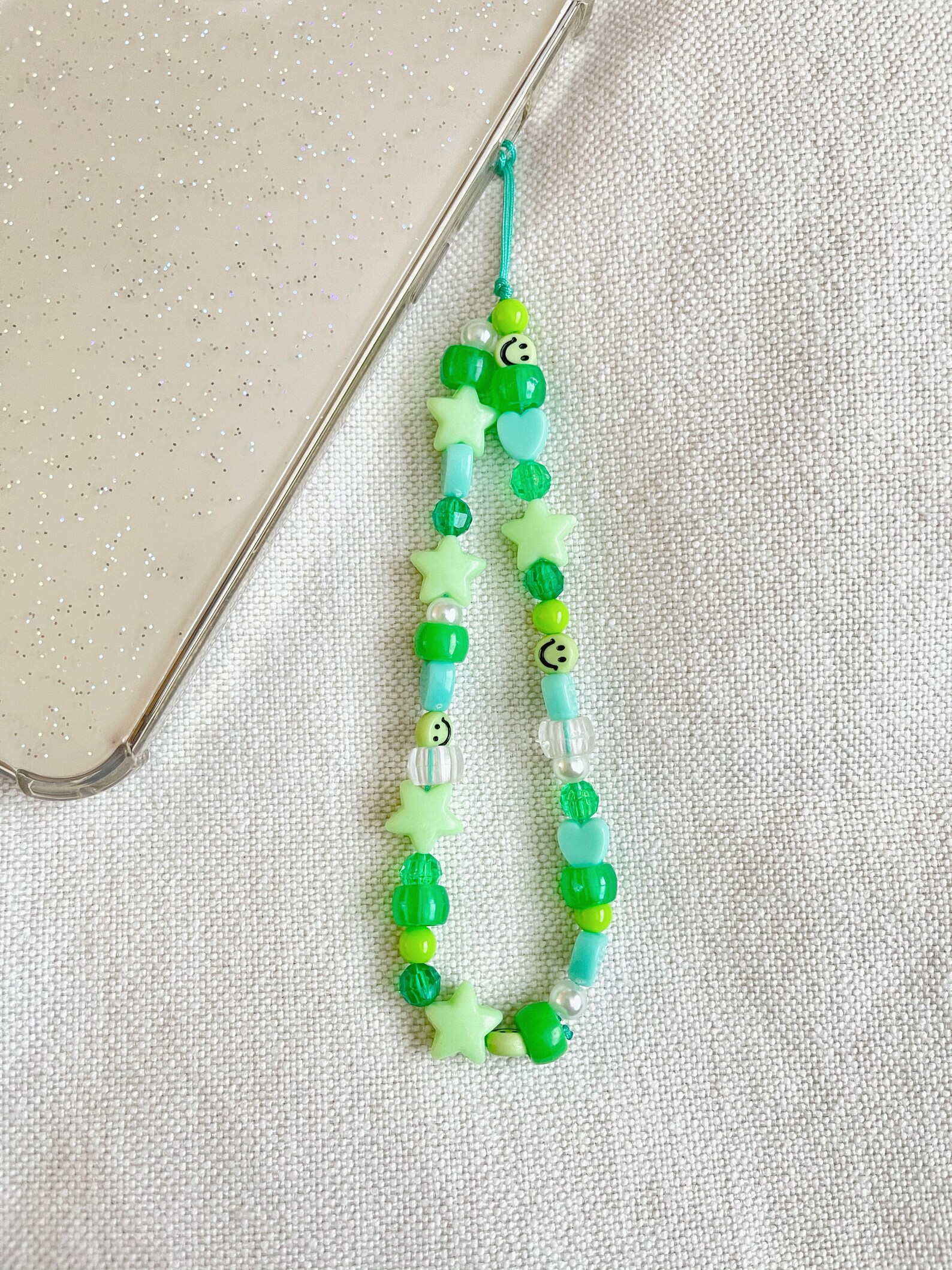 Bunte Perlen Handykette | Etsy