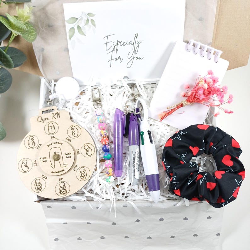 Personalized Fetal Position Wheel Gift Set: Midwife Doula Teaching Tool ...