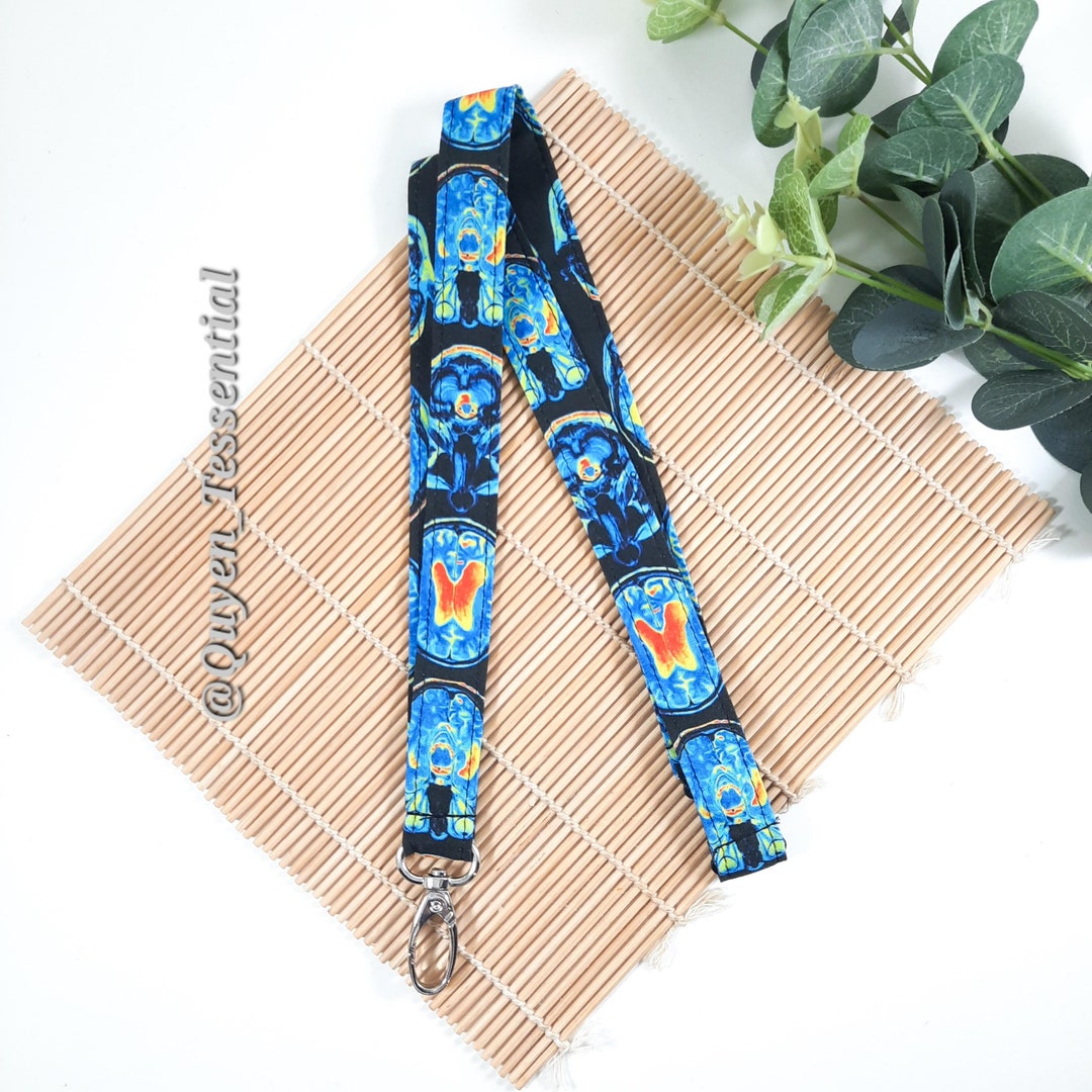 Brain Scan Lanyard MRI Technologist Gift, Medical Student Name Badge - Etsy
