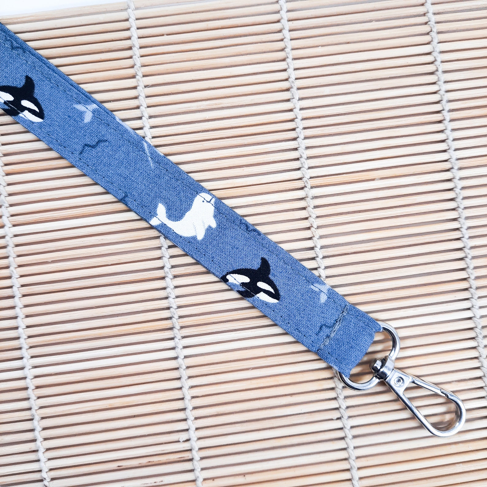 Whales Lanyard, Wildlife Lanyard, Breakaway Id Holder, Fabric Key Chain ...