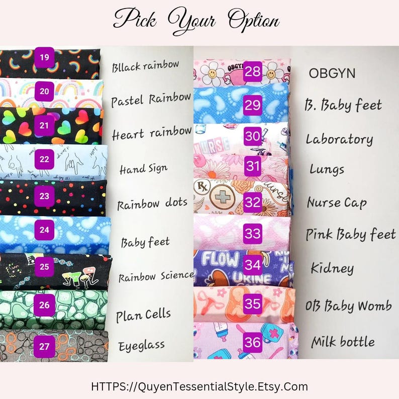 57 Pattern! MRI Tech Lanyard | MRI Safe Lanyard With Plastic Swivel ...