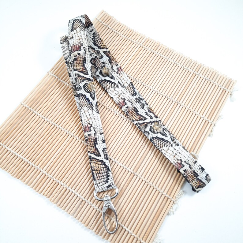 Sand Snake Scale Lanyard Animal Skin Key Holder Name Badge - Etsy UK