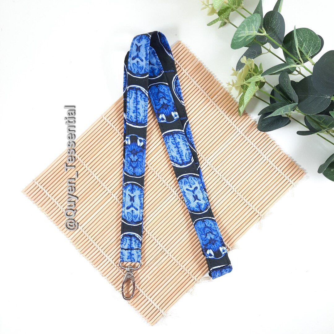 Brain MRI Scan Lanyard Cotton Radiology ID Badge Holder - Etsy