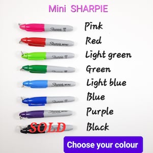 Lanyard Pen Set: Mini Sharpie, 4-color Pen, LED Flashlight - Etsy UK