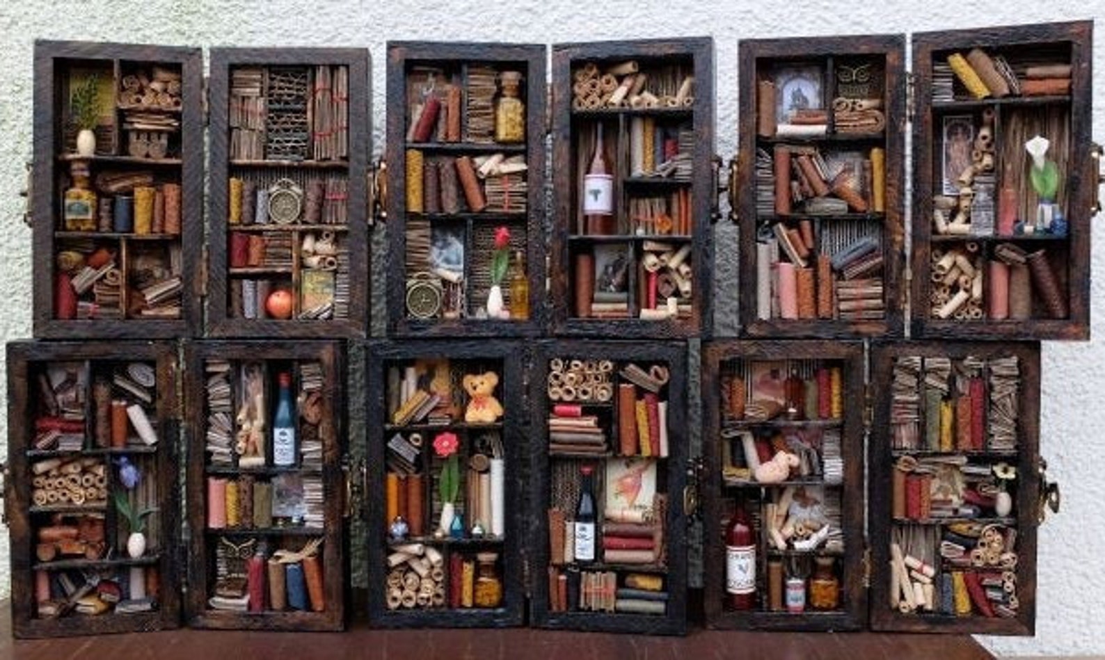 Miniature Libraries Miniatuurbibliotheken Victorian-mini Books - Etsy