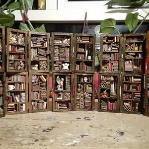 Miniature Libraries - Miniatuurbibliotheken - Victorian-mini Books - Etsy
