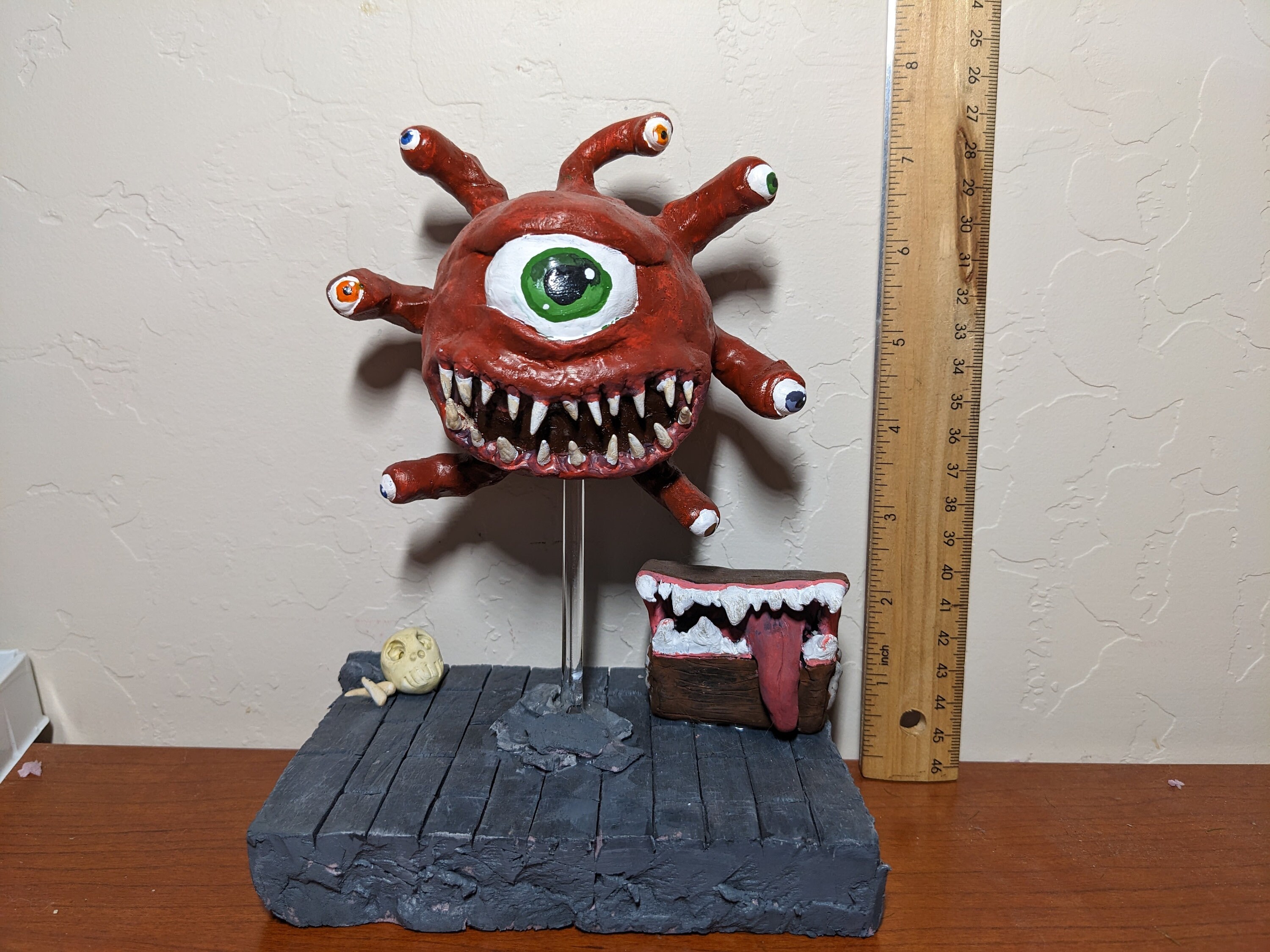 Beholder Sculpture With Mimic and Base - Etsy