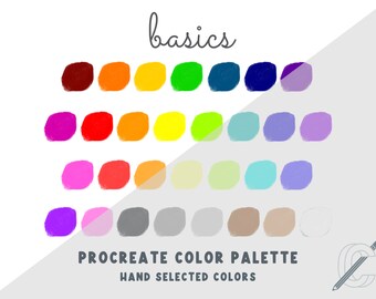 Lemonade Stand Procreate Color Mini-palette | Etsy