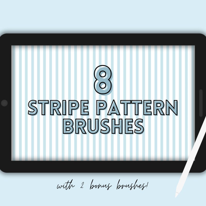Procreate Brushes Stripe - Etsy