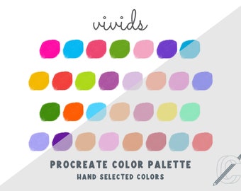 Lemonade Stand Procreate Color Mini-palette | Etsy