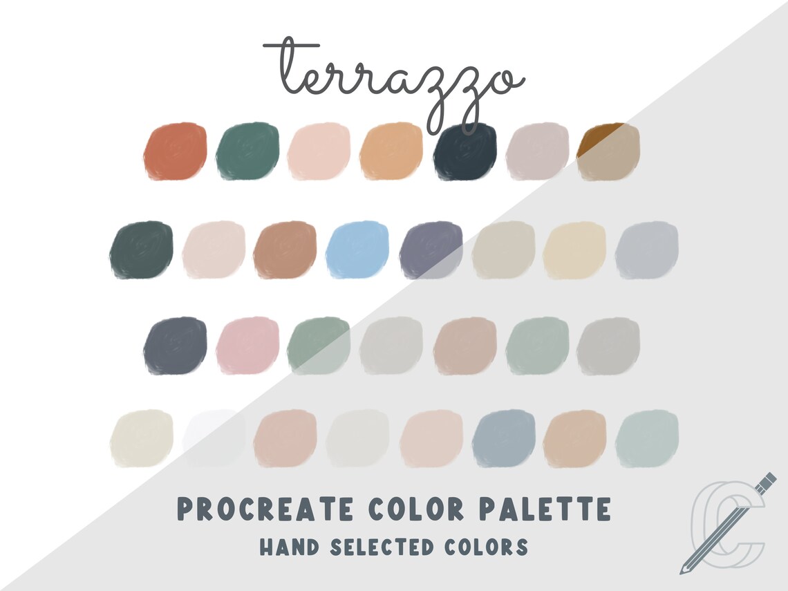 Terrazzo - Procreate Color Palette - Etsy