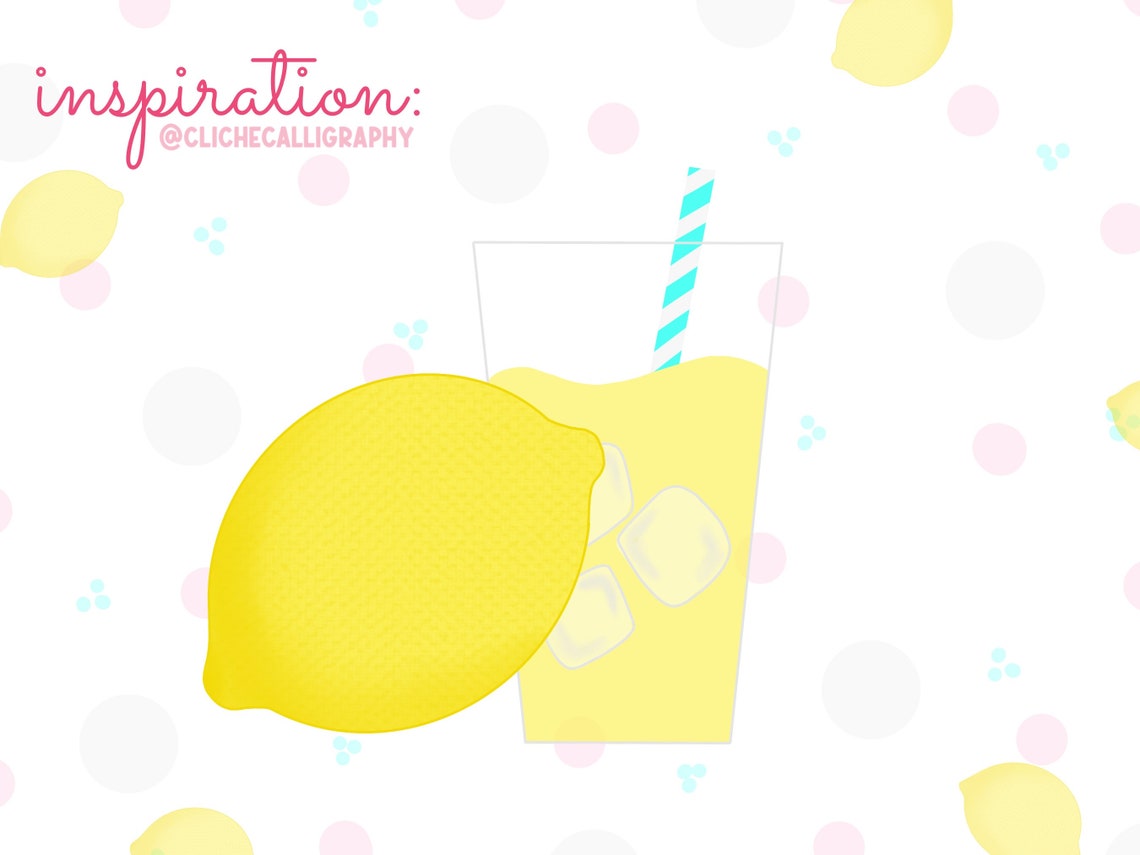 Lemonade Stand Procreate Color Mini-palette - Etsy