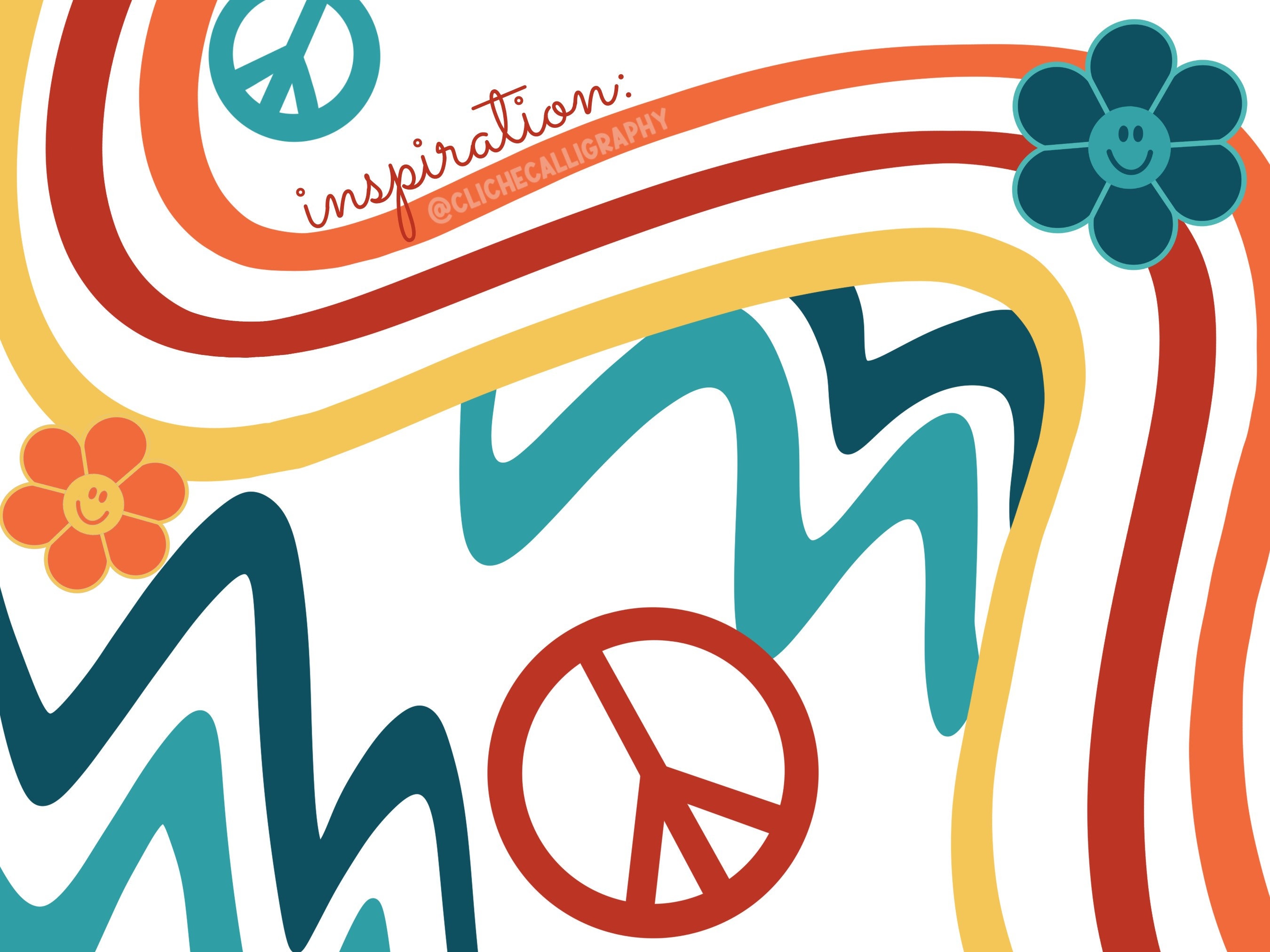 Teal Retro - Procreate Color Mini-palette - Etsy