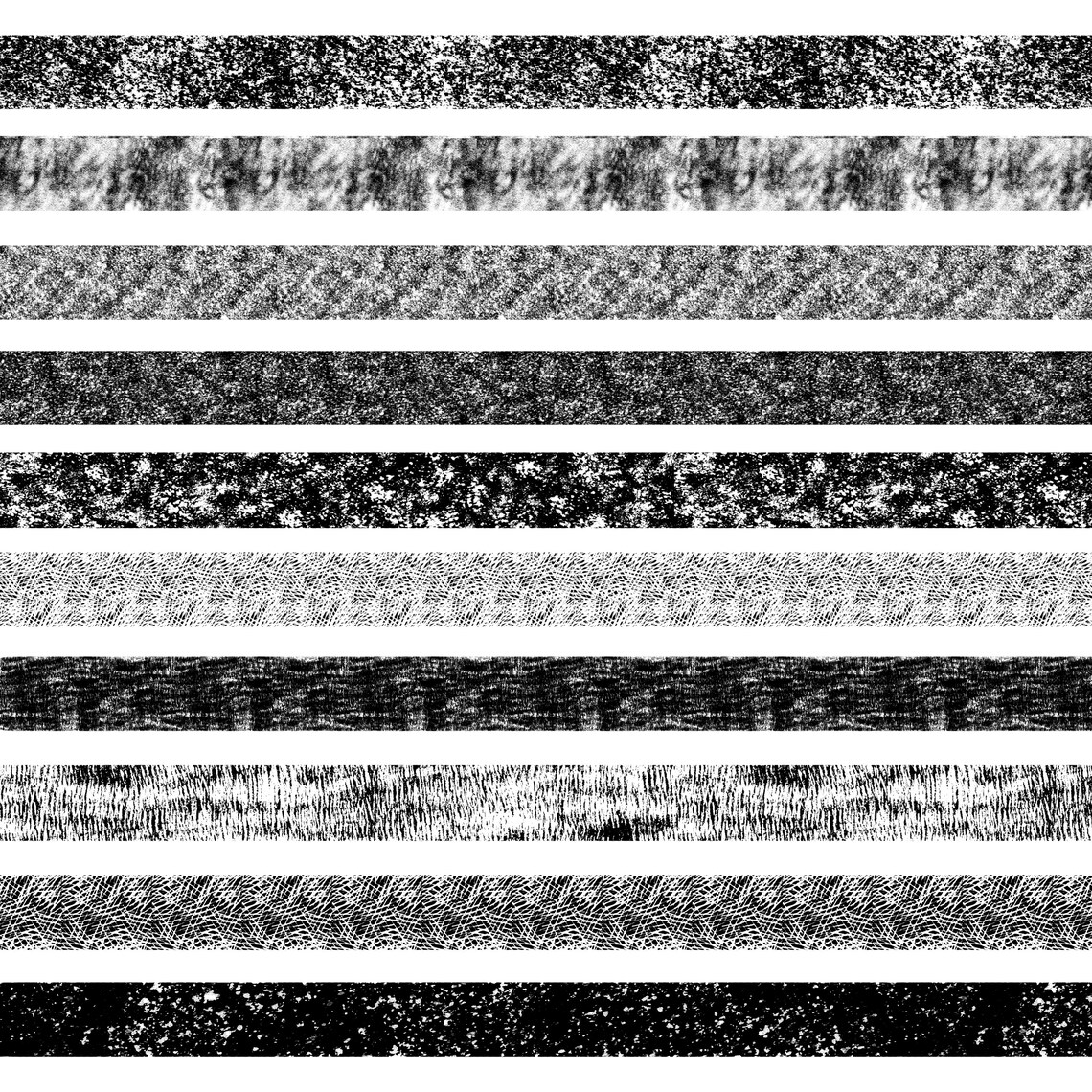 10 Grunge Distressed Procreate Brushes - Etsy