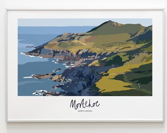 Mortehoe Print - Etsy