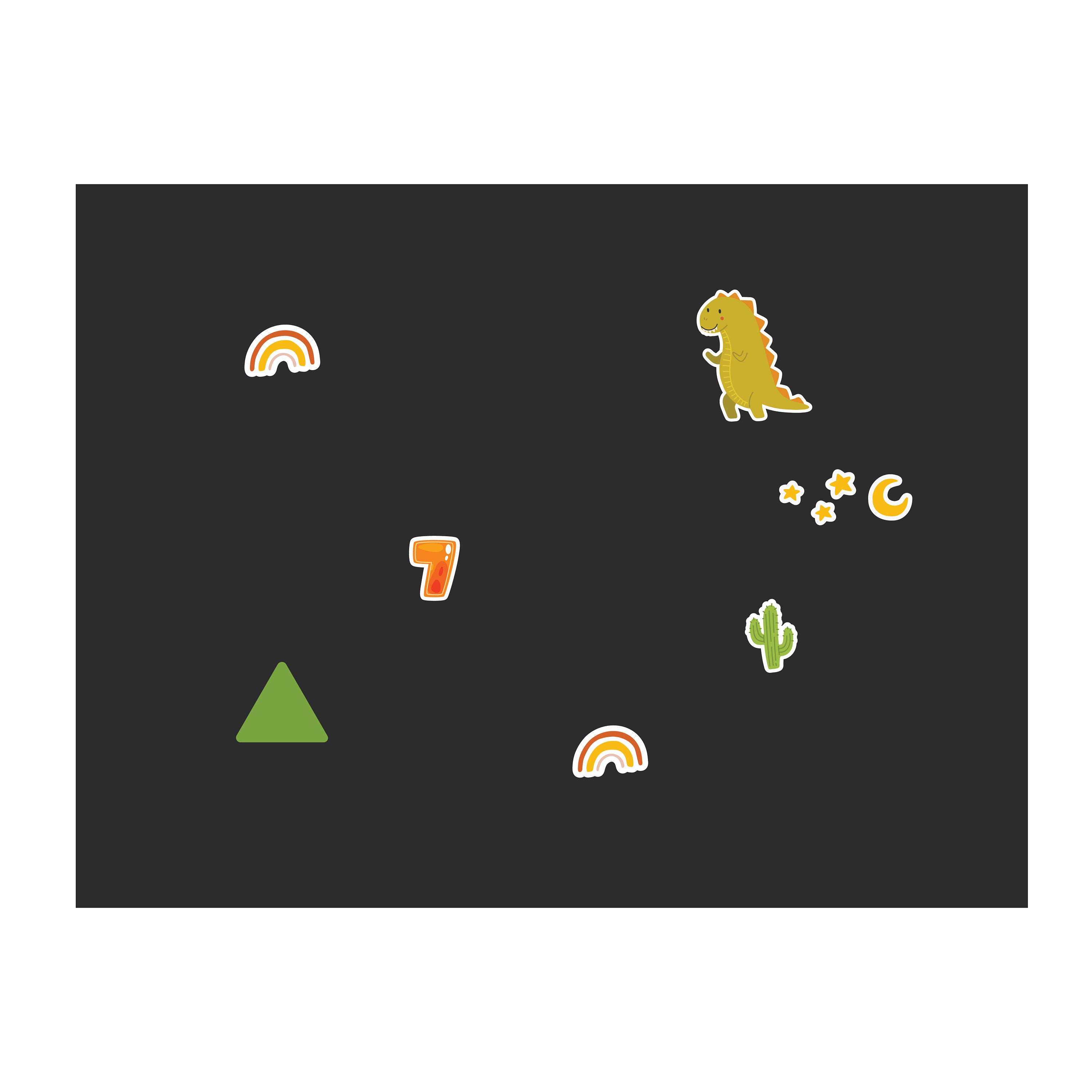 Magnetic Chalkboard, Magnetic Black Board for Toddlers, Montessori ...