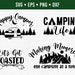 Camping and Nature Svg, Eps, Png, Dxf | Adventure | Camping Svg | Happy ...