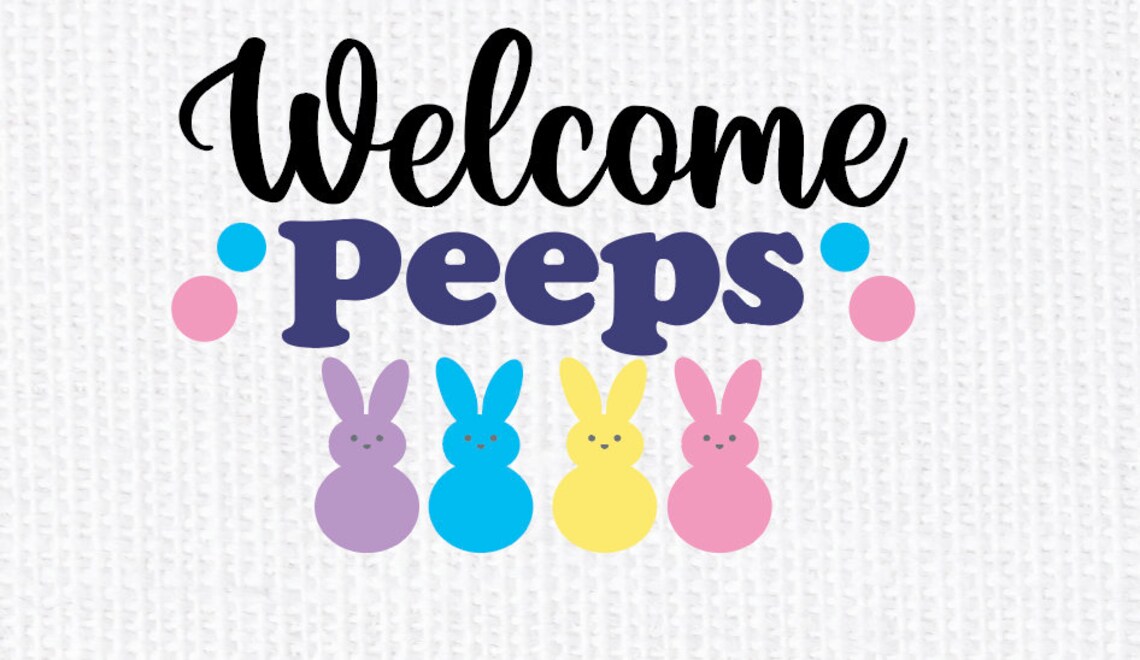 Peeps Svg Eps Png Dxf Easter Peeps Where My Peeps At - Etsy