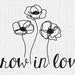 Flower Growth SVG Bundle | Positive Home Decor (digital Download) - Etsy