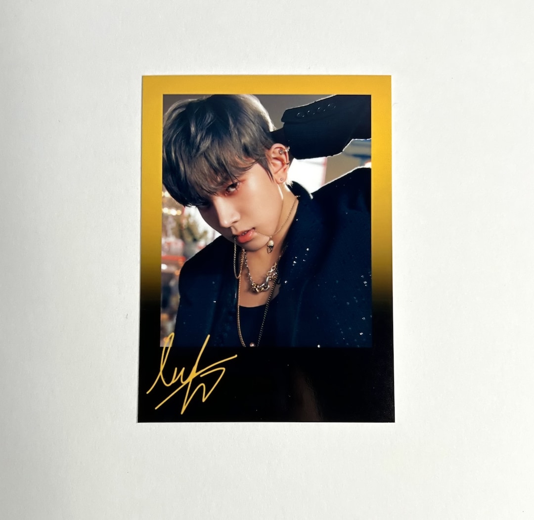 ENHYPEN Dark Blood FULL Black/gold Ver Fanmade Photocards | Jungwon ...