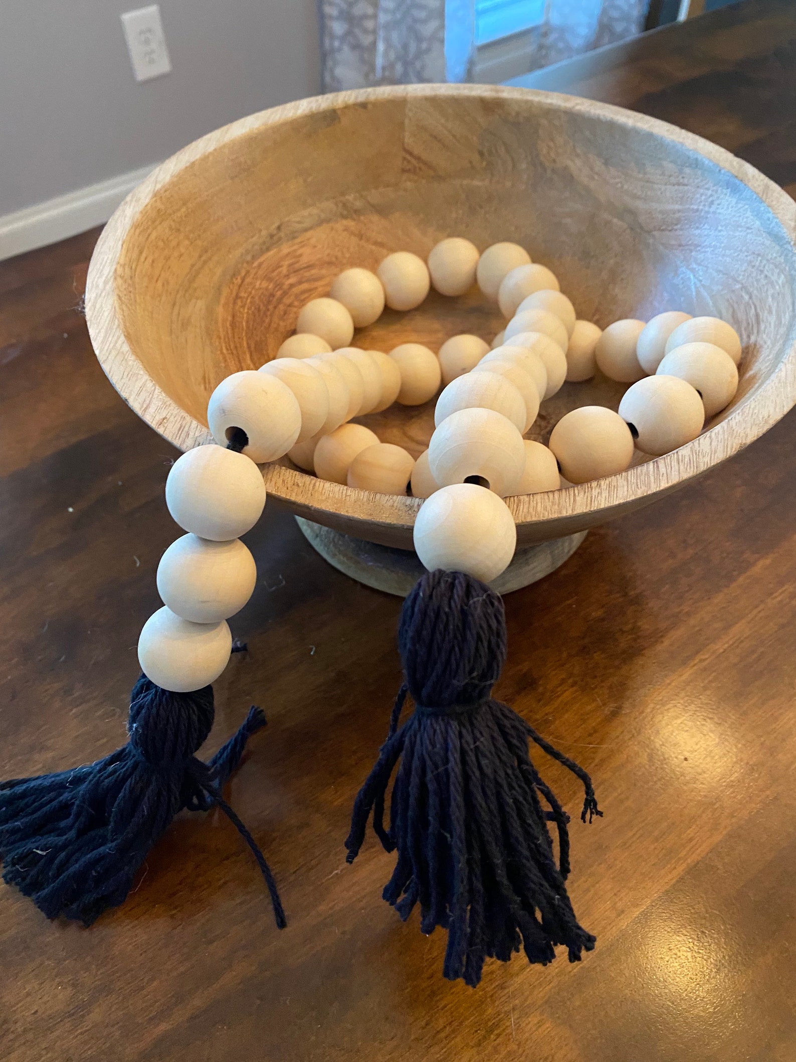 Wooden Bead Decor - Etsy