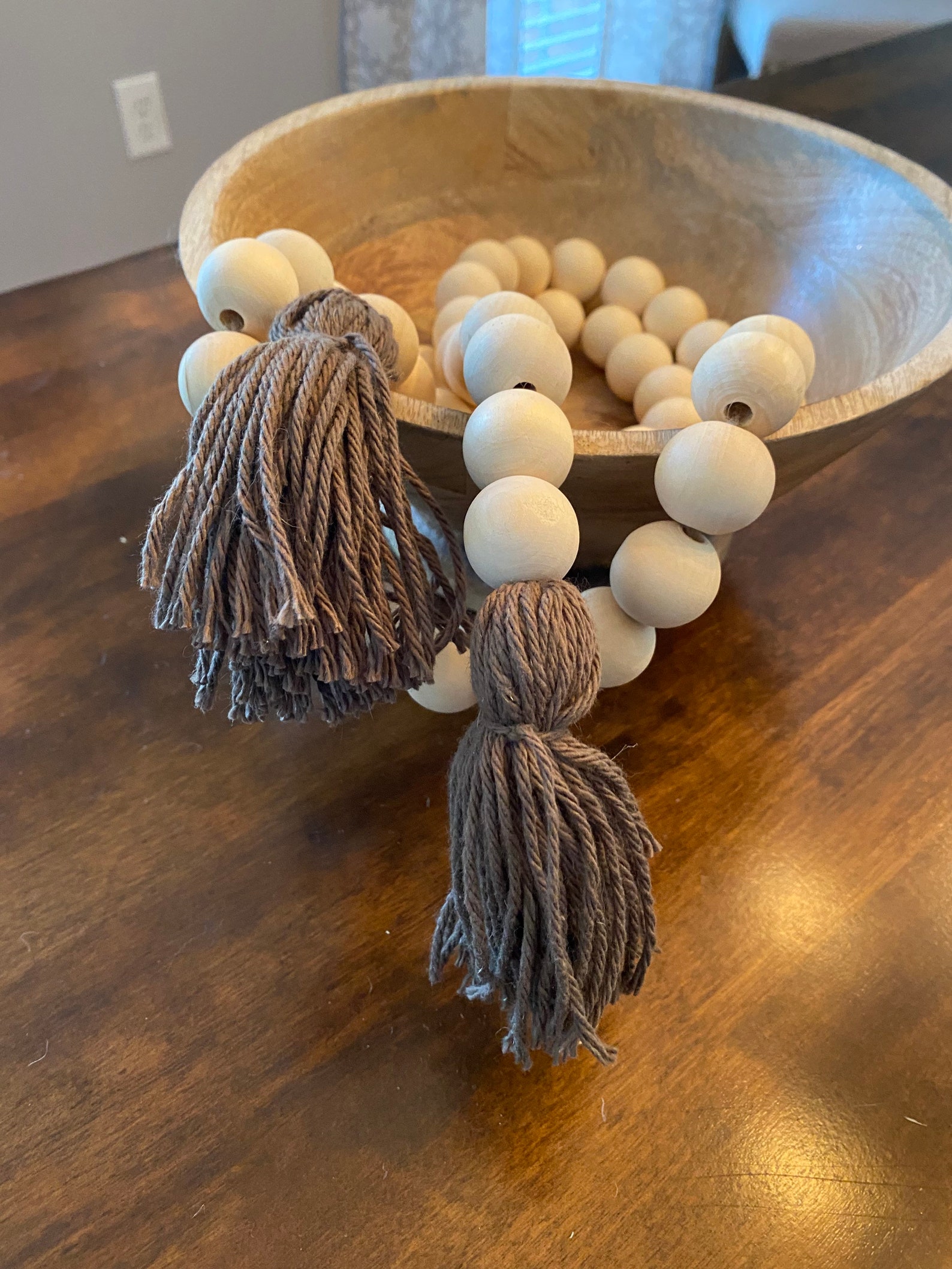 Wooden Bead Decor - Etsy