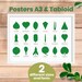 Botany Cabinet Montessori Cards and Posters - 18 Different Leaf Shapes ...