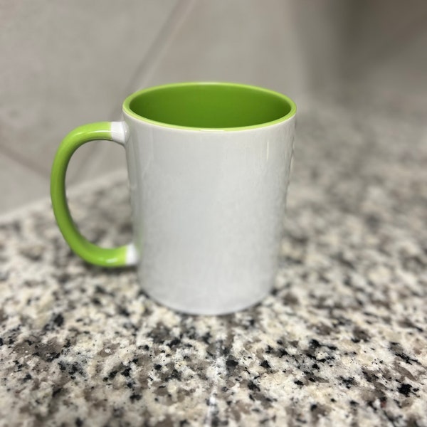 Sublimation Mugs With Color Handles - Etsy
