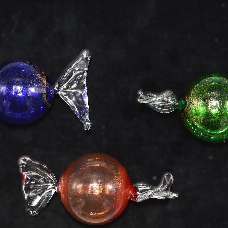 Gold Murano Glass Candy - Etsy