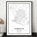 Exmouth Map Print Exmouth Map Poster Map of Exmouth Exmouth | Etsy UK