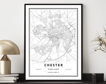 England Map Poster | Etsy UK