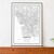 Paphos Map Print, Paphos Map Poster, Paphos City Map Wall Art, Paphos ...
