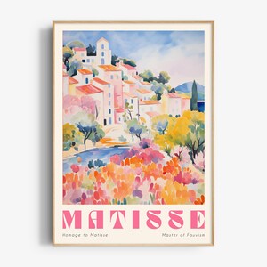 Pastel Matisse DIGITAL DOWNLOAD Print, Matisse Landscape Wall Art ...