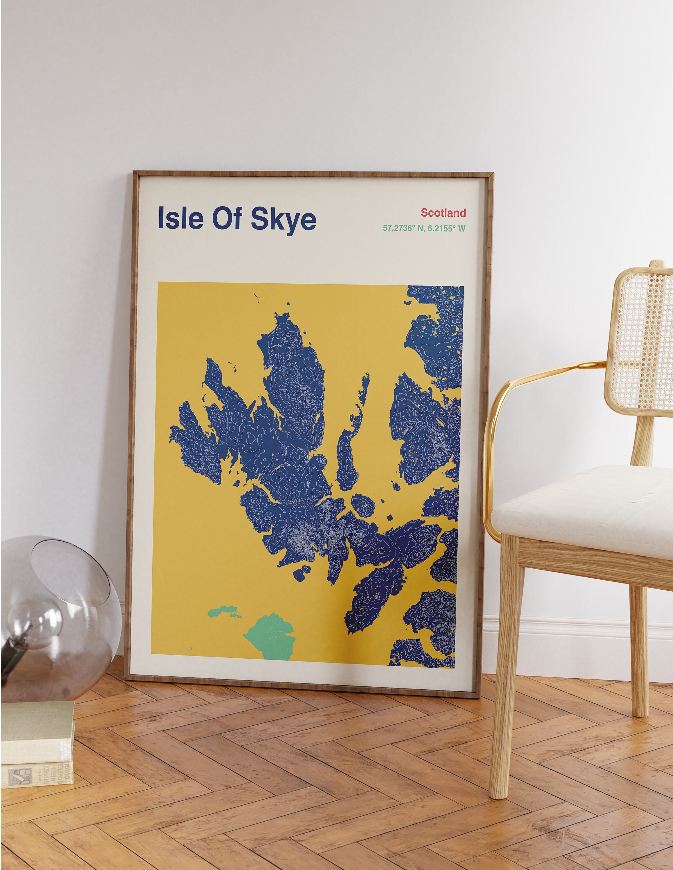 Isle of Skye Map Print Isle of Skye Map Poster Isle of Skye - Etsy UK