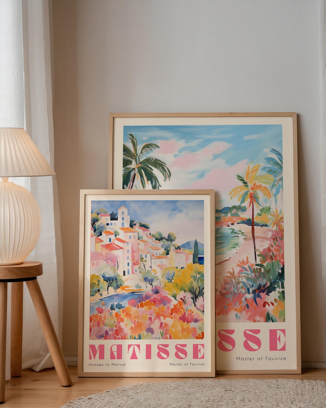 Set of 2 Pastel Matisse DIGITAL DOWNLOAD Prints, Matisse Beach Wall Art ...