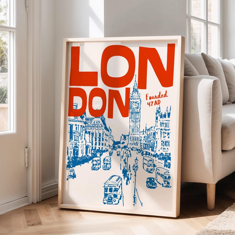 London Poster - Etsy UK