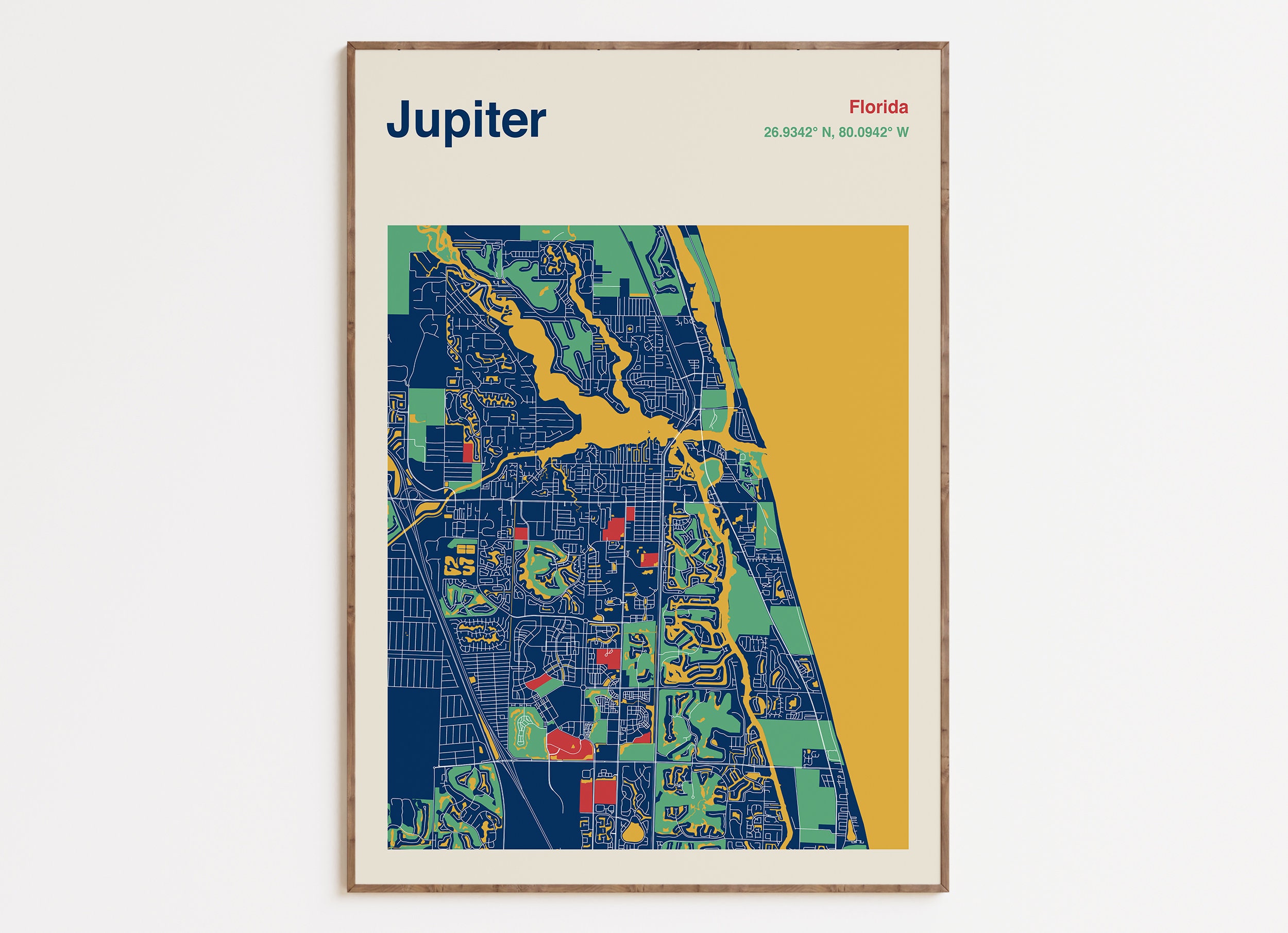 Planet Jupiter Florida Map
