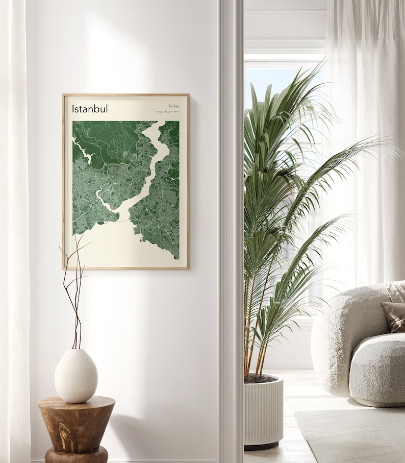 Custom City Map Print Set of 3: Modern Wall Art (digital Download) - Etsy