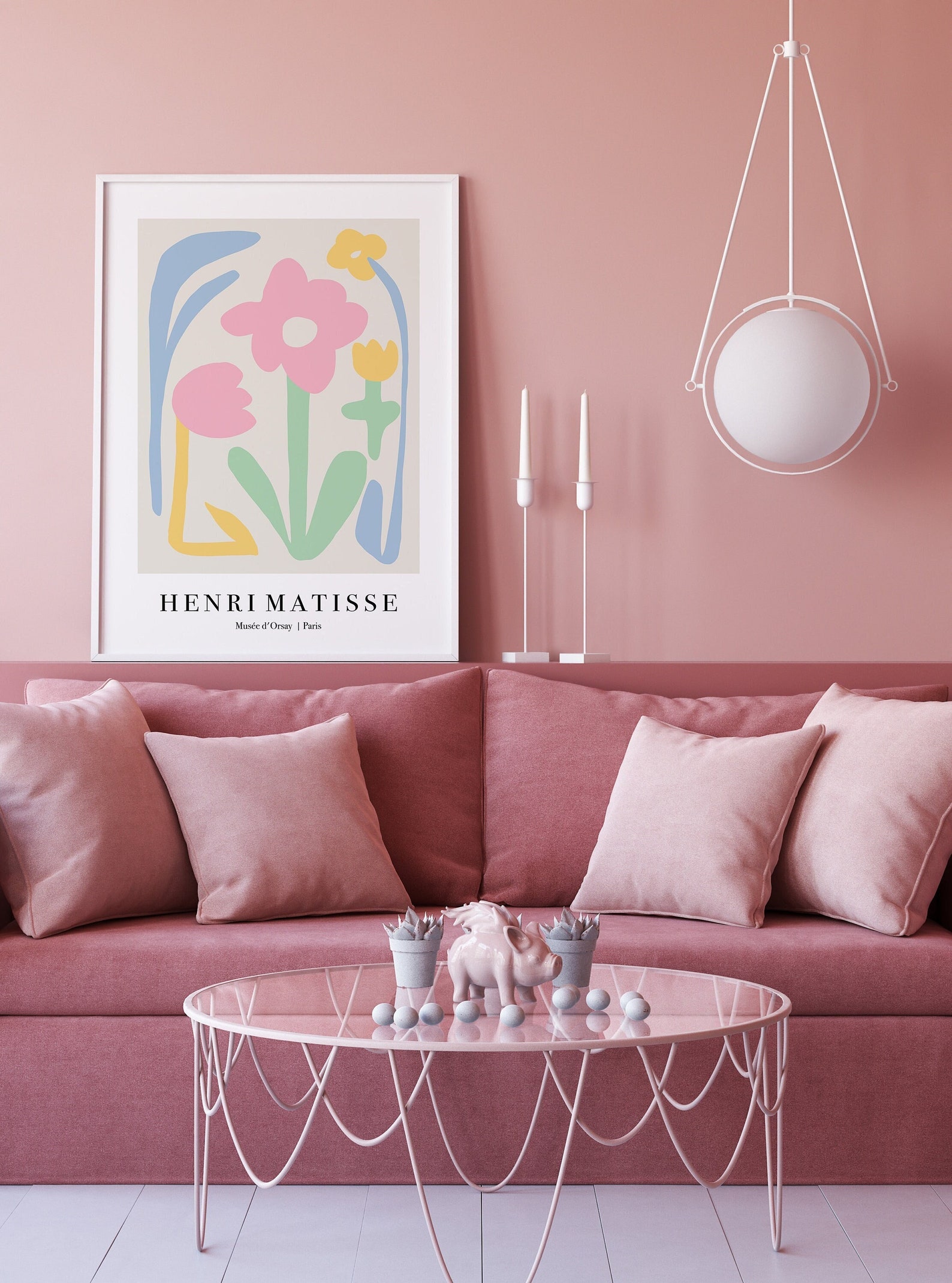 Pastel Matisse Exhibition Poster Matisse Exhibition Print - Etsy