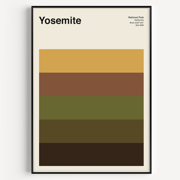 Mid Century Color Palette - Etsy