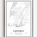 Cape May NJ Map Print, Map of Cape May, Cape May City Map, Cape May New ...