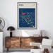 Exeter Map Print, Exeter Map Poster, Exeter Map Wall Art, Exeter Street ...