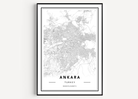 Ankara Tourist Map